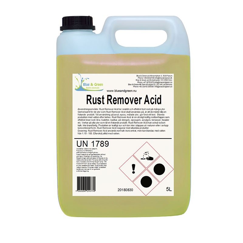 Rust Remover Acid - Facader - Chemi Consult ApS